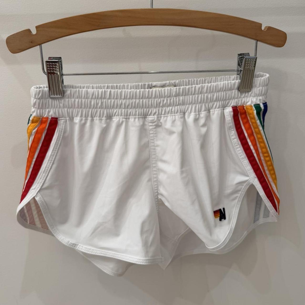 Aviator Nation shorts! 🌈🤍 #shorts #aviatornation... | Depop