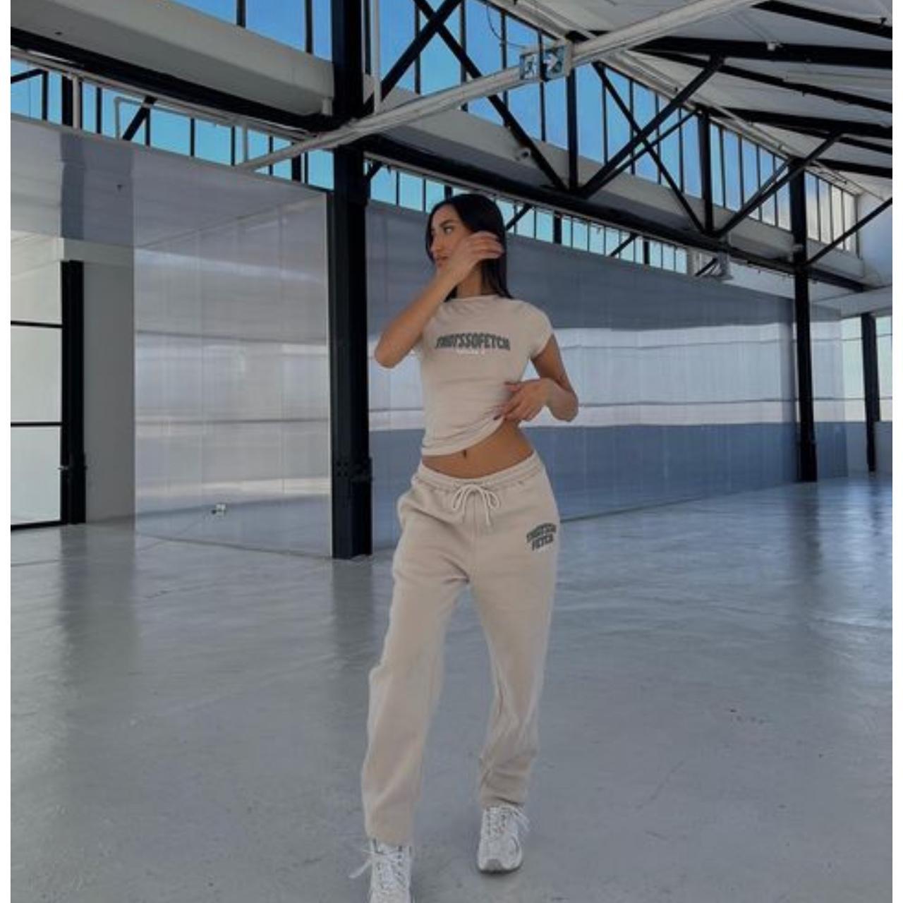 That’s so fetch cream tracksuit set Size 8 - Depop