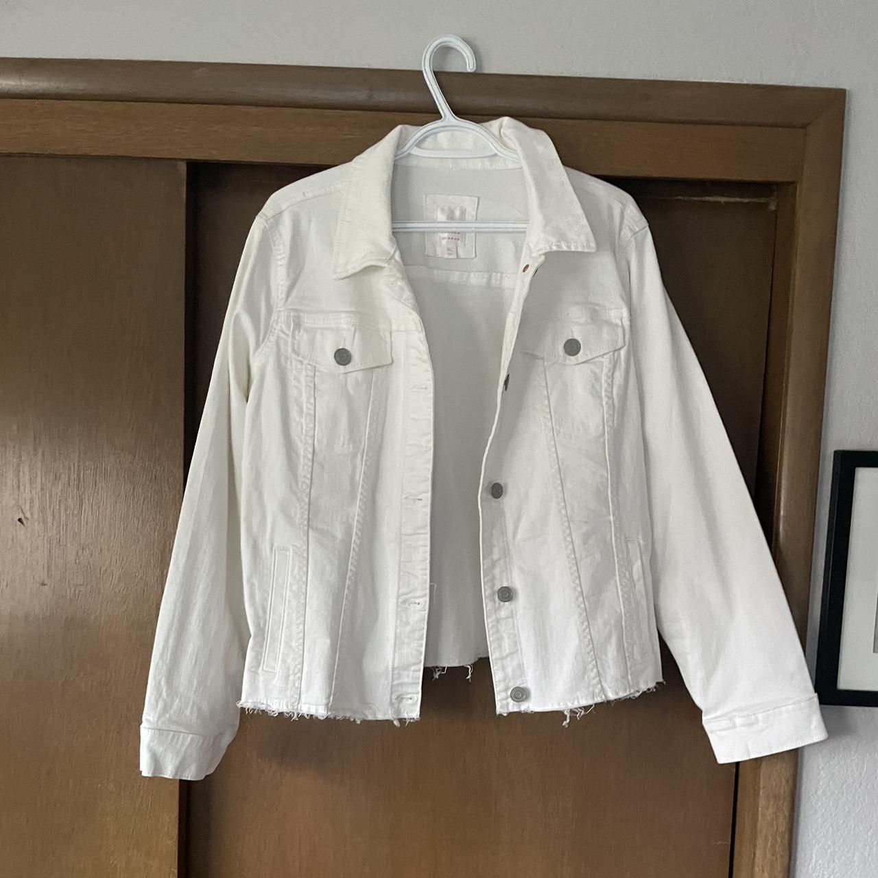White jean jacket :) - Depop