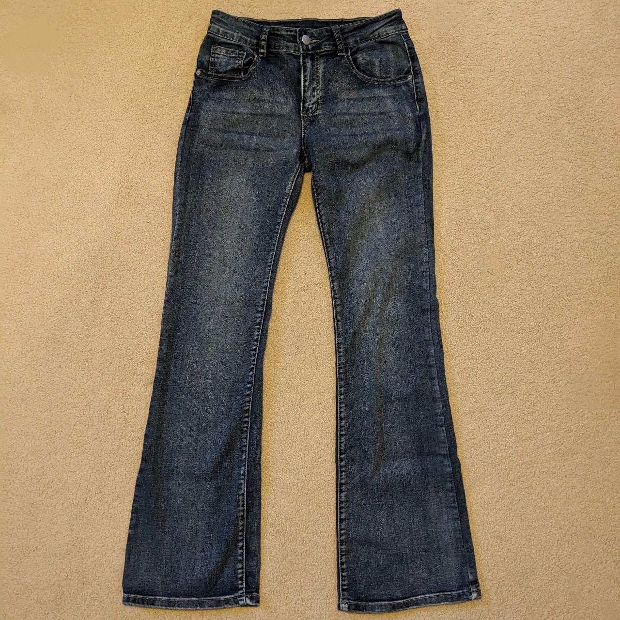 Light blue low rise flare jeans. Genuinely so so so... - Depop