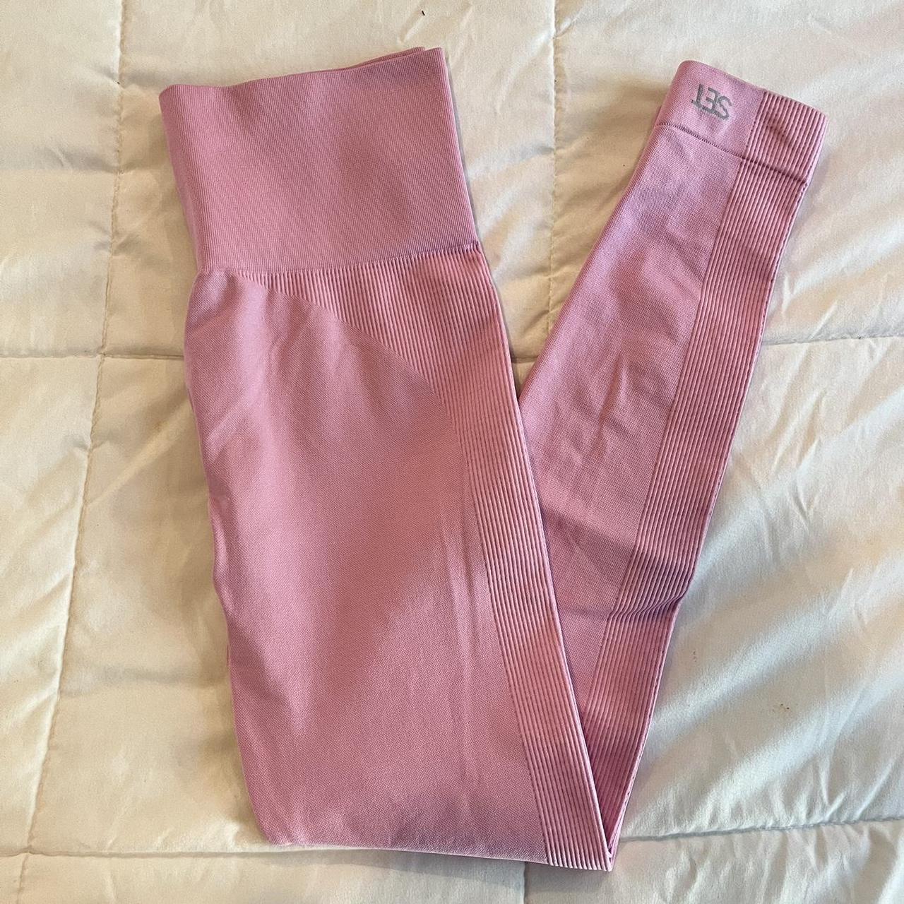 set active pink sculptflex leggings #gym #yoga... - Depop