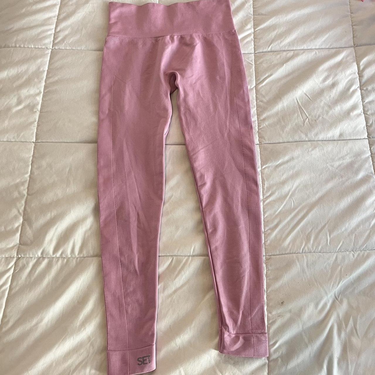 set active pink sculptflex leggings #gym #yoga... - Depop