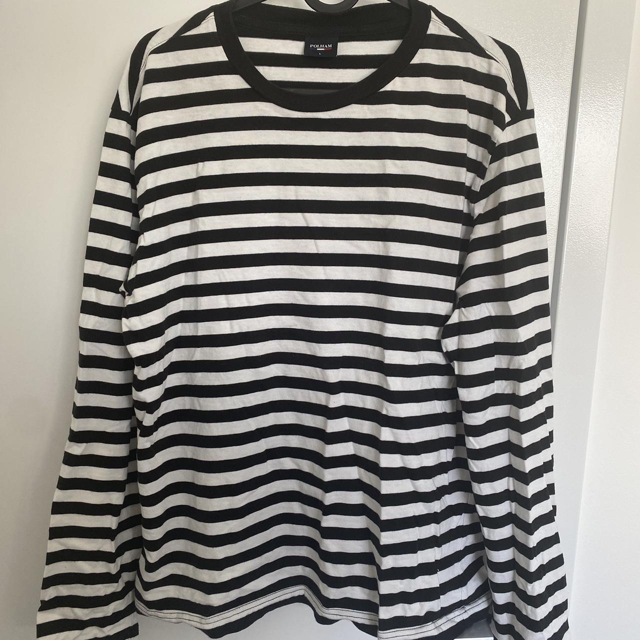 Polham Men’s Striped Long Sleeve Tee ‘Polham’ is a... - Depop