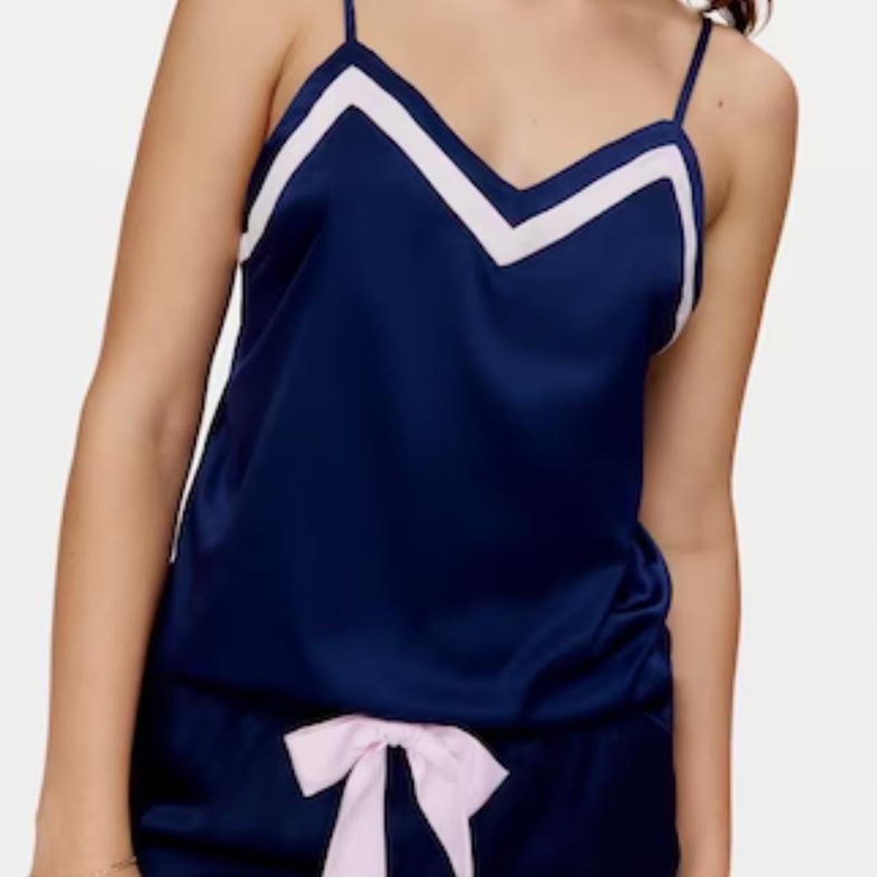 Peter Alexander SOLD OUT navy tux luxe satin... - Depop