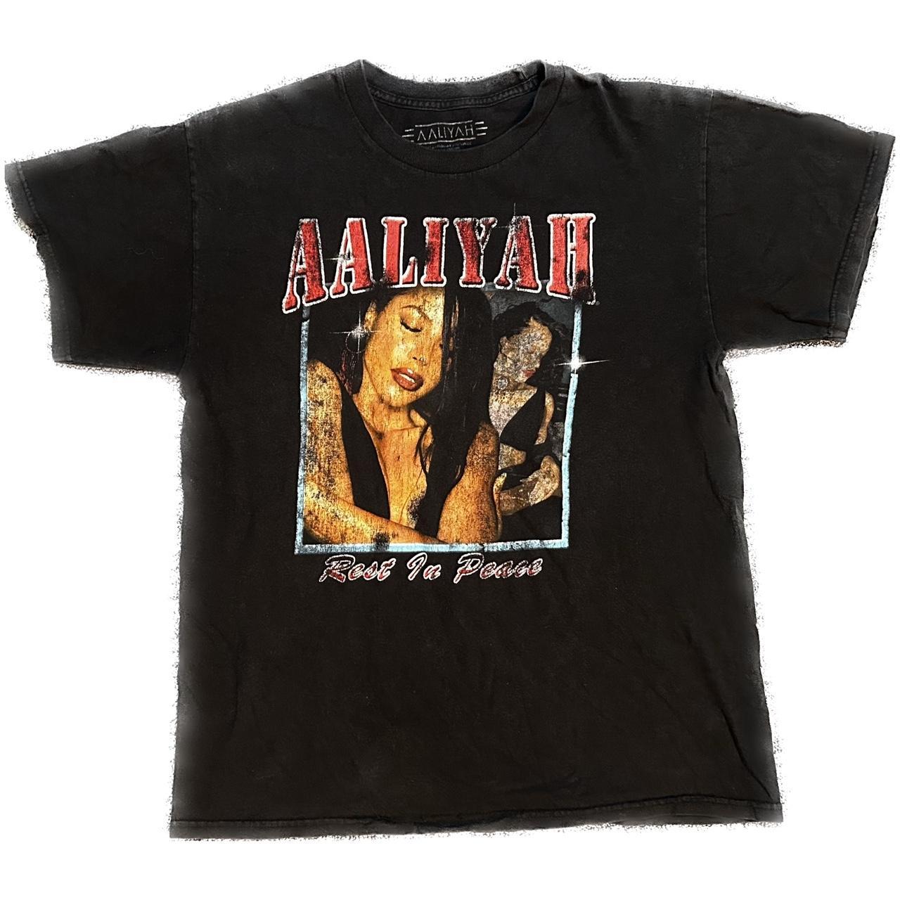 Aaliyah Rest in peace Graphic Tshirt. Looks vintage... - Depop