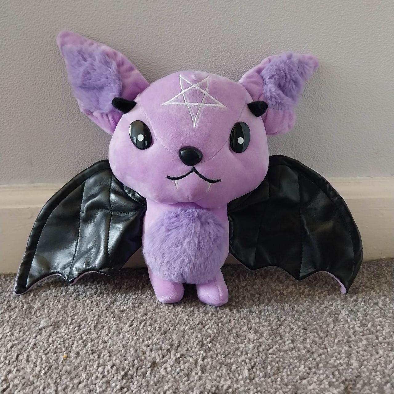 Purple Gothic Killstar Style Bat Plush Brand new - Depop