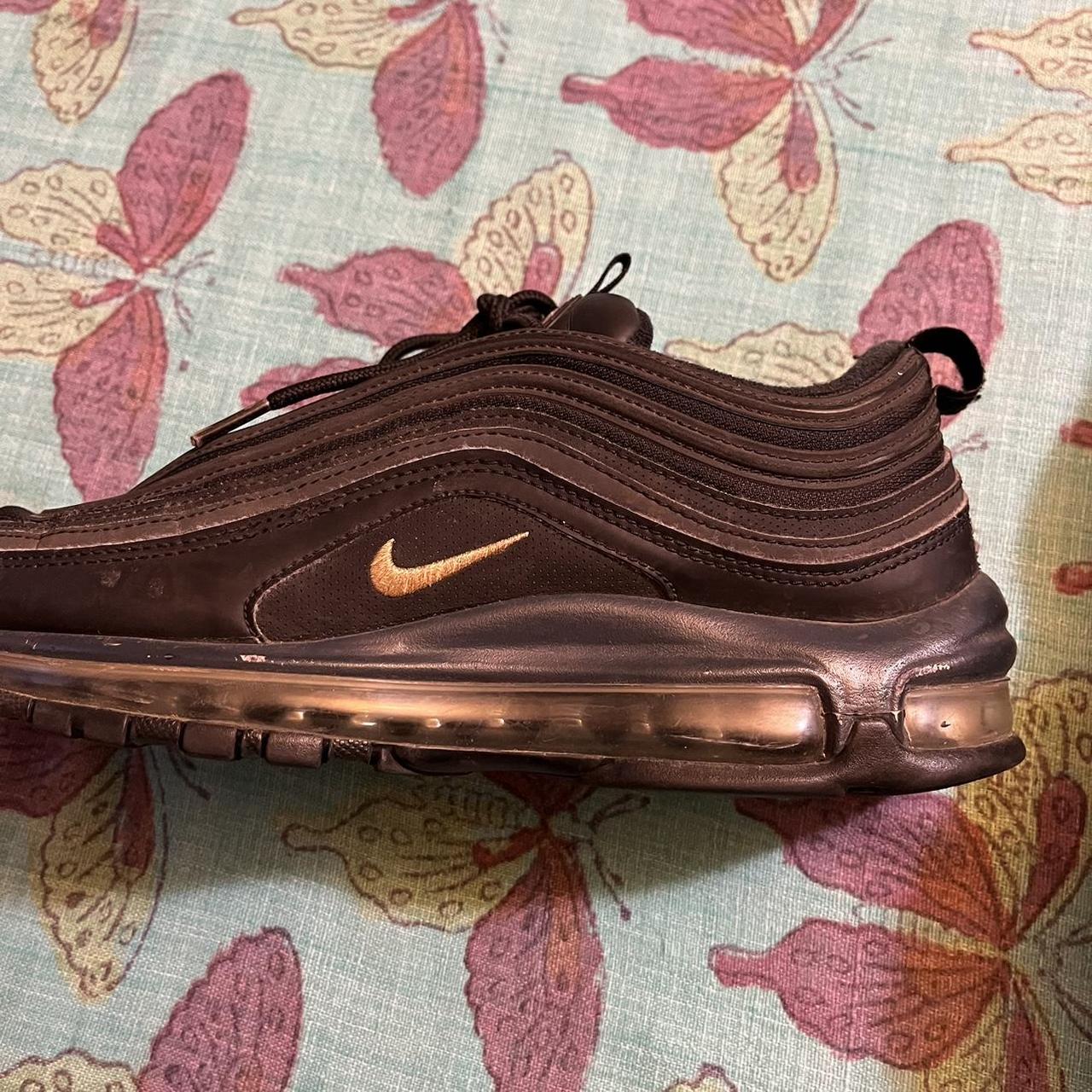 Retro black nike air max 97s -condition excellent... - Depop