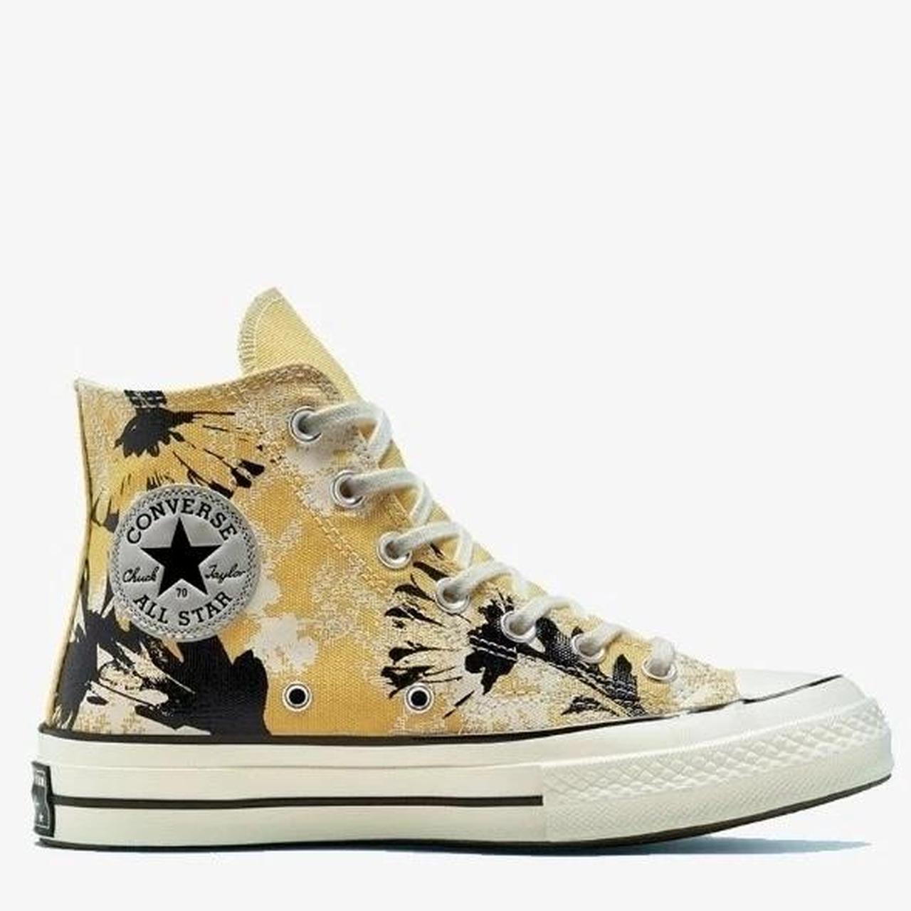 Converse Women's Yellow Trainers | Depop