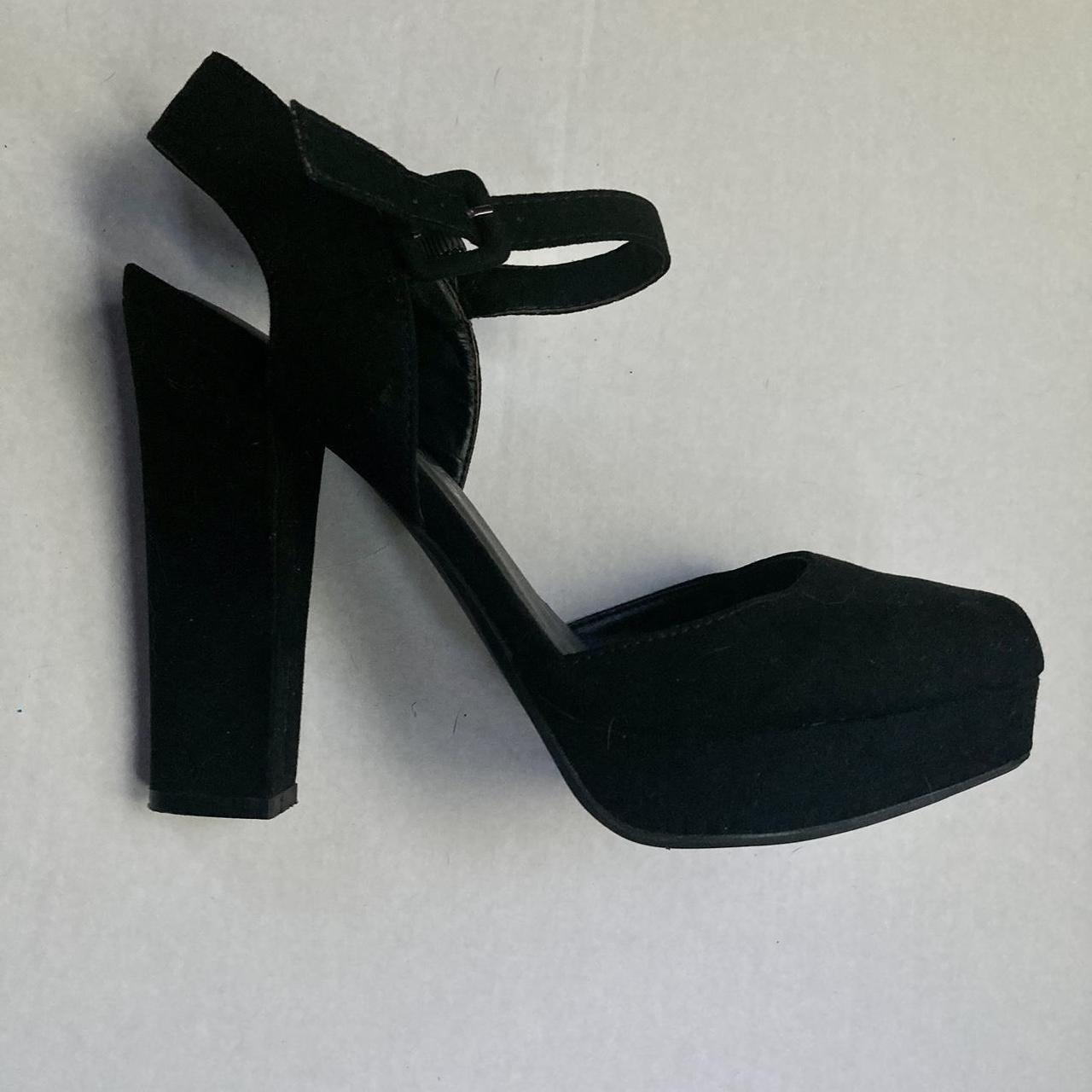 DEB black platform pumps with ankle straps •In... - Depop