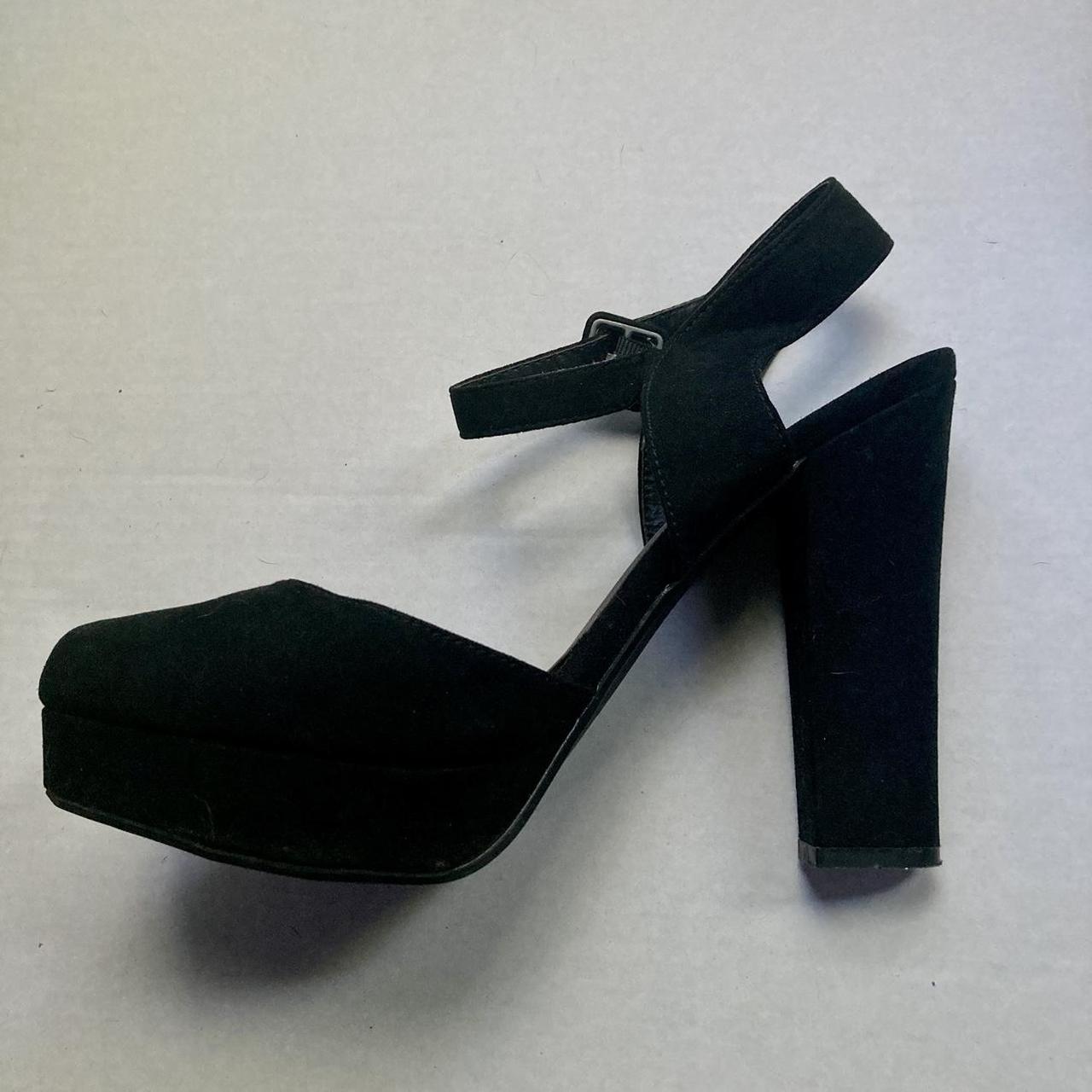 DEB black platform pumps with ankle straps •In... - Depop