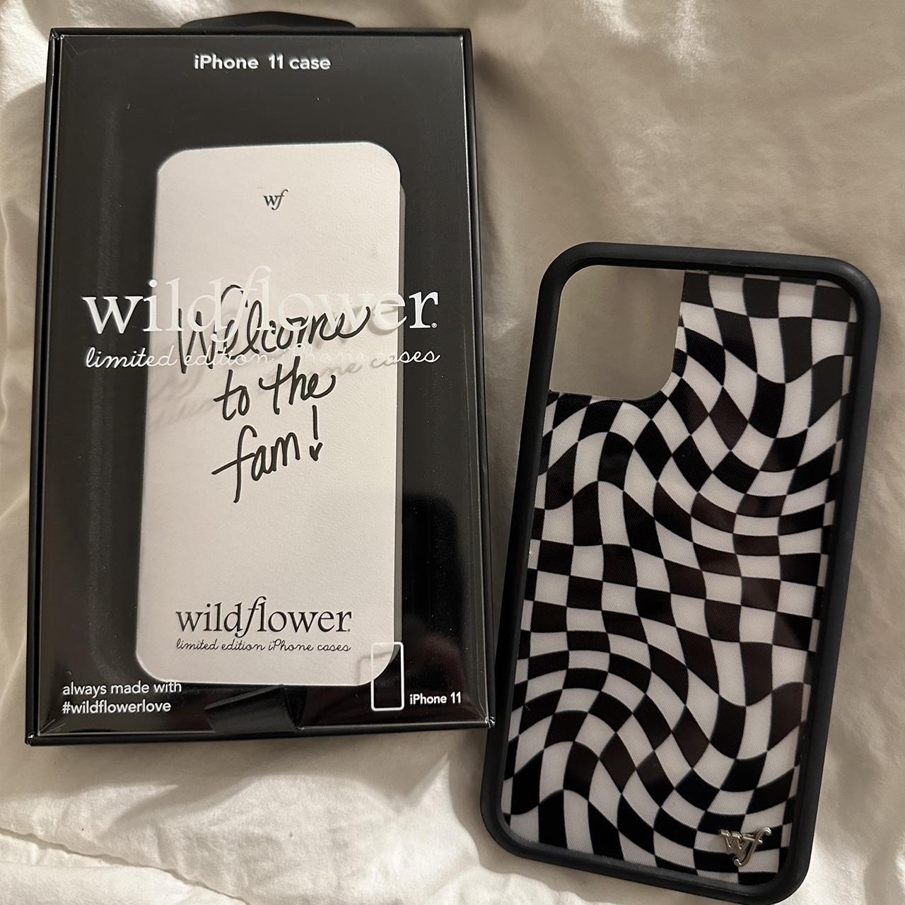wildflower iPhone 11 crazy checkers case🖤🤍 recently... - Depop
