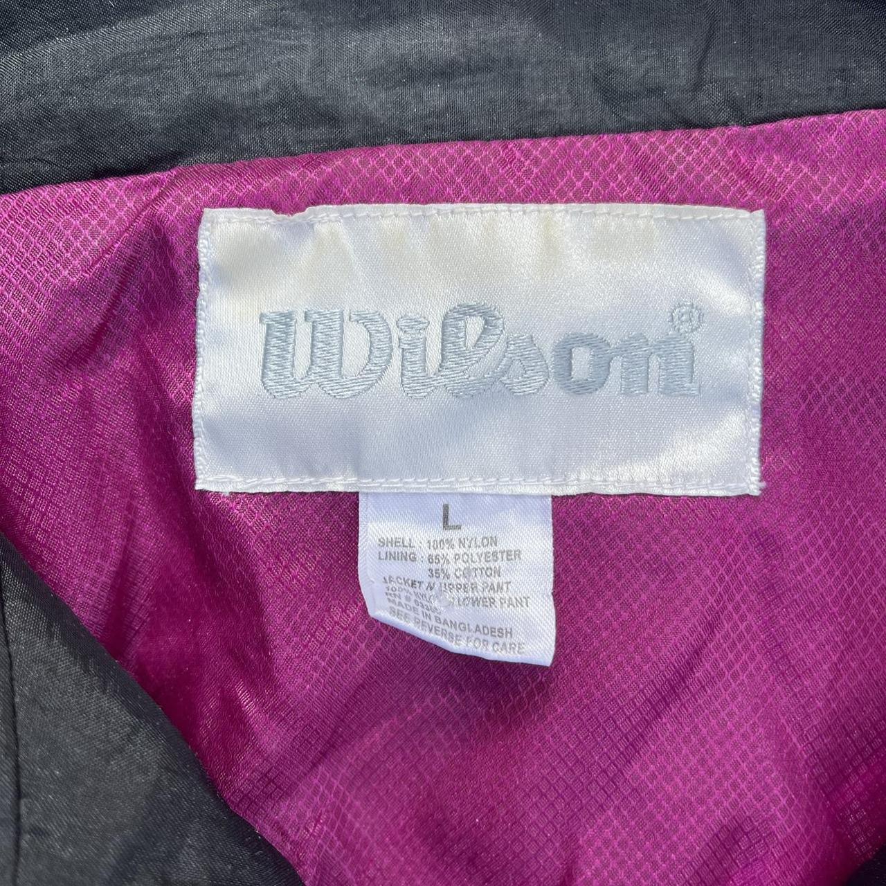 Vintage 90s Wilson Track Suit Jacket, Craziest... - Depop