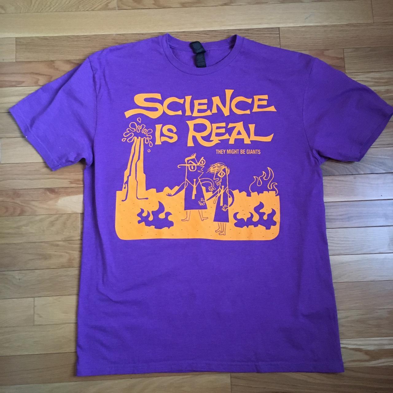 They Might Be Giants "Science Is Real" Shirt Tag... - Depop