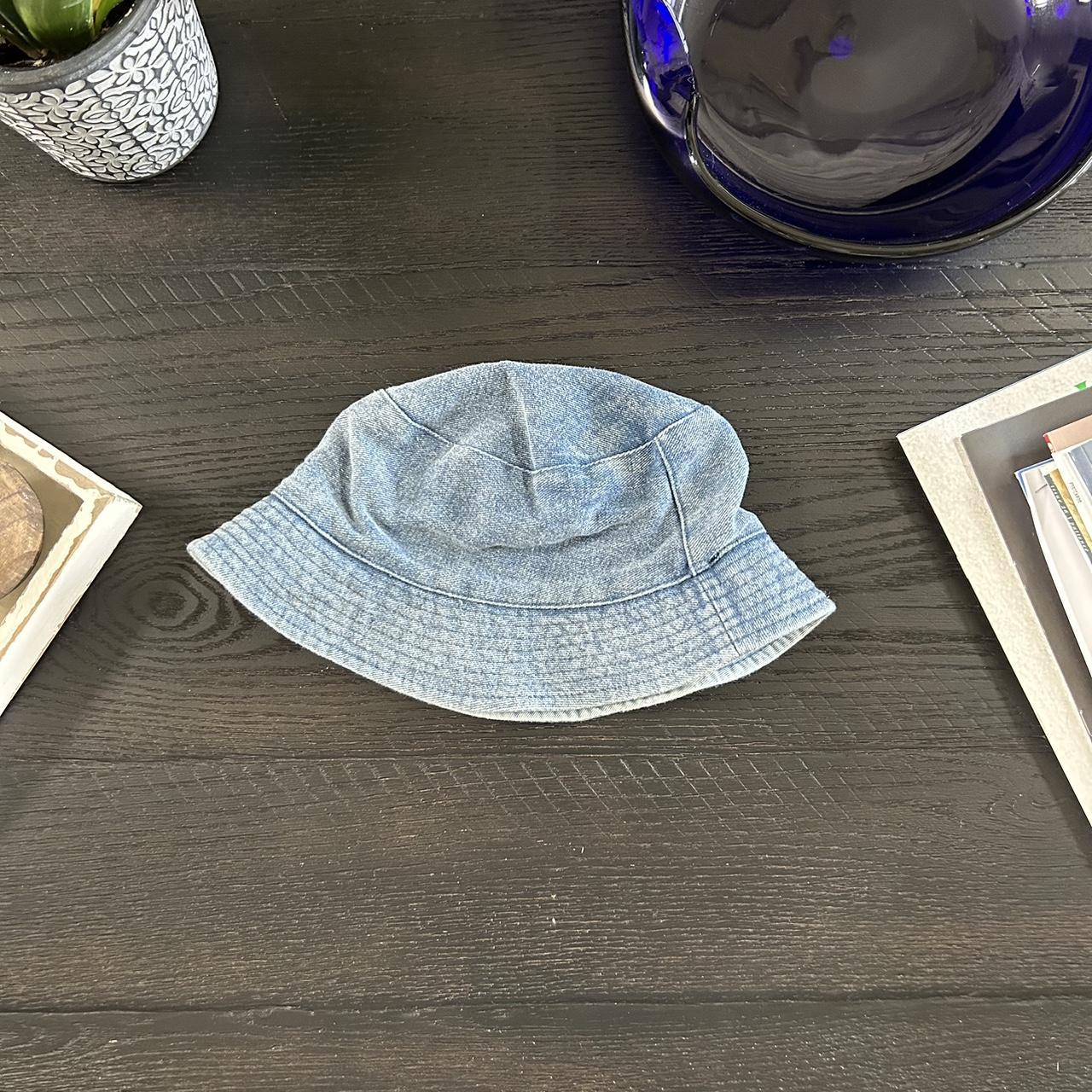 Y2k Denim Bucket Hat - SUPER cute for summer... - Depop