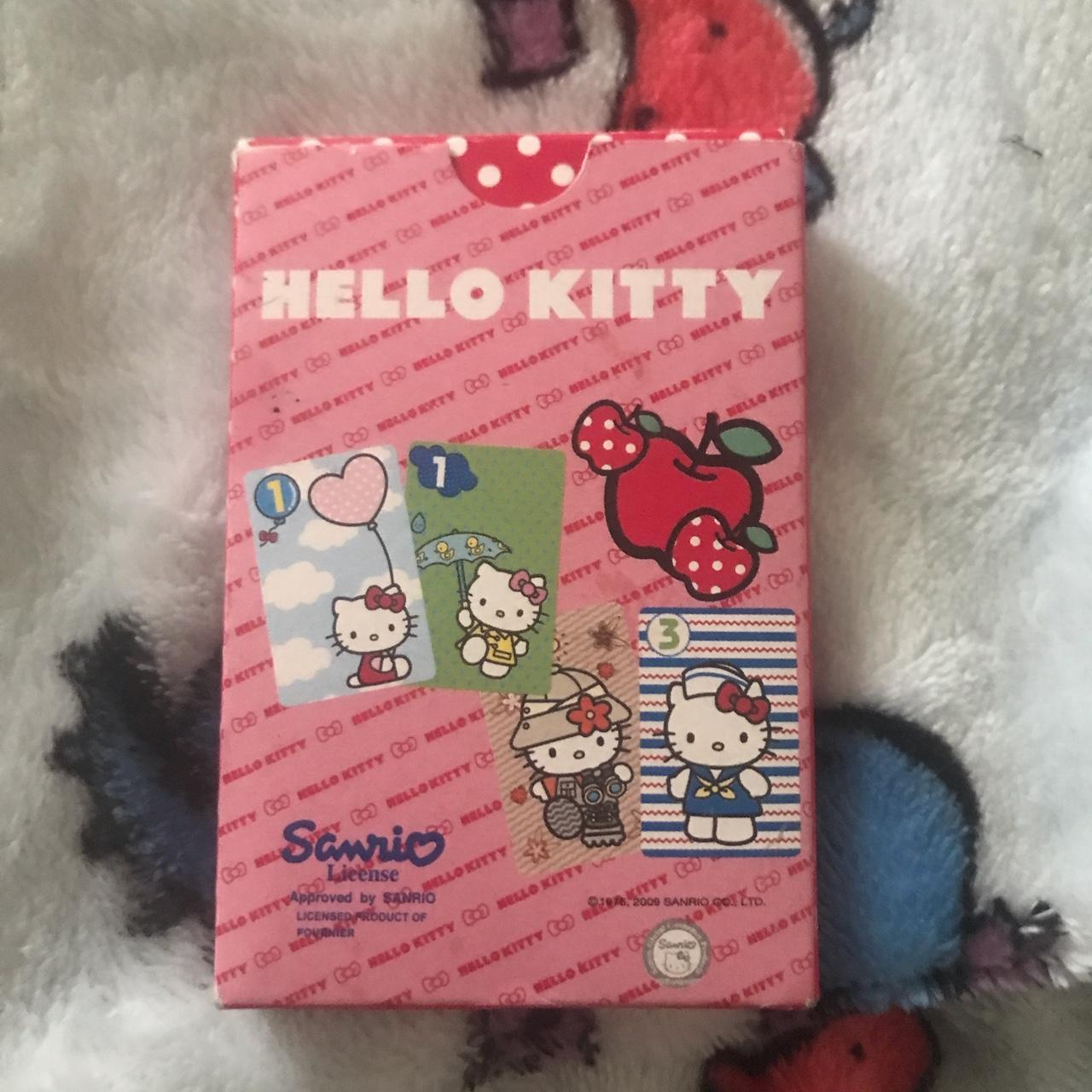 Kids hello kitty counting cards - Depop
