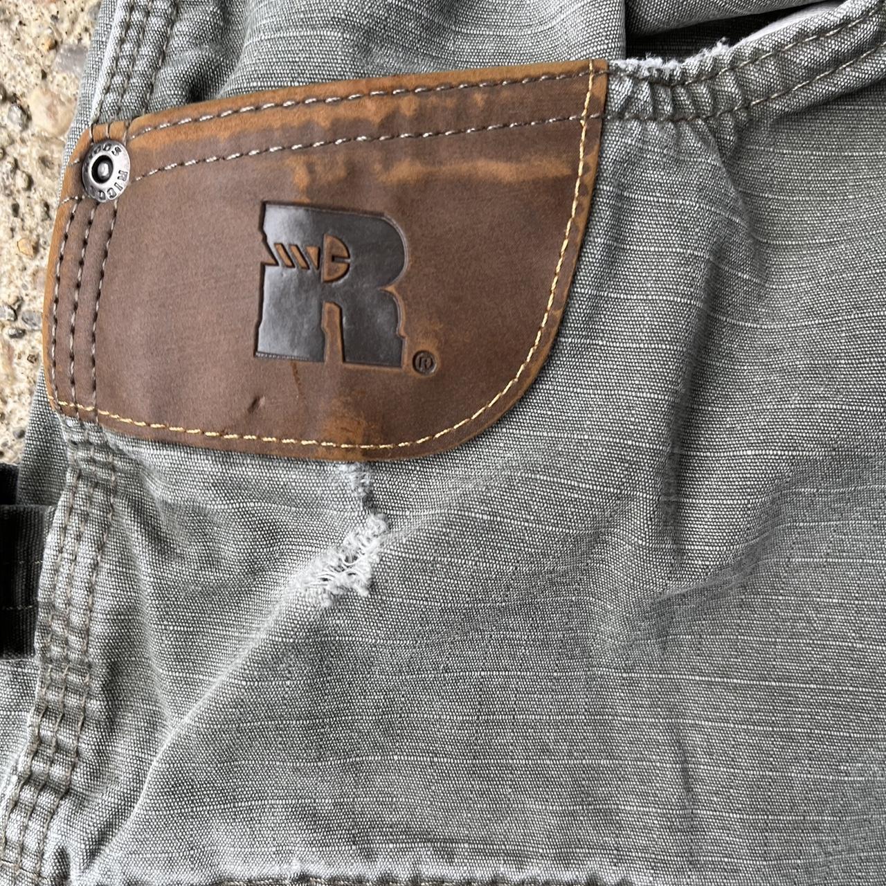 35x34 Wrangler Riggs Cargo Pants Amazing grey color... - Depop