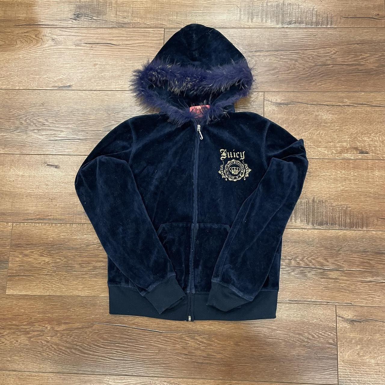 Juicy couture track suit jacket Tag is pink (shows... - Depop