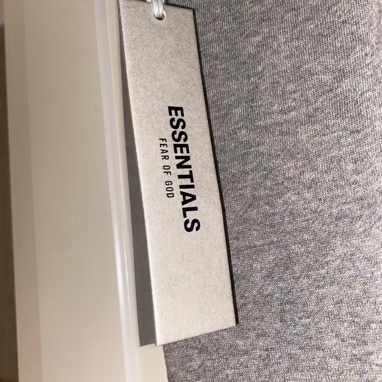 Fear of God Essentials Dark Oatmeal Grey Sweatpants... - Depop