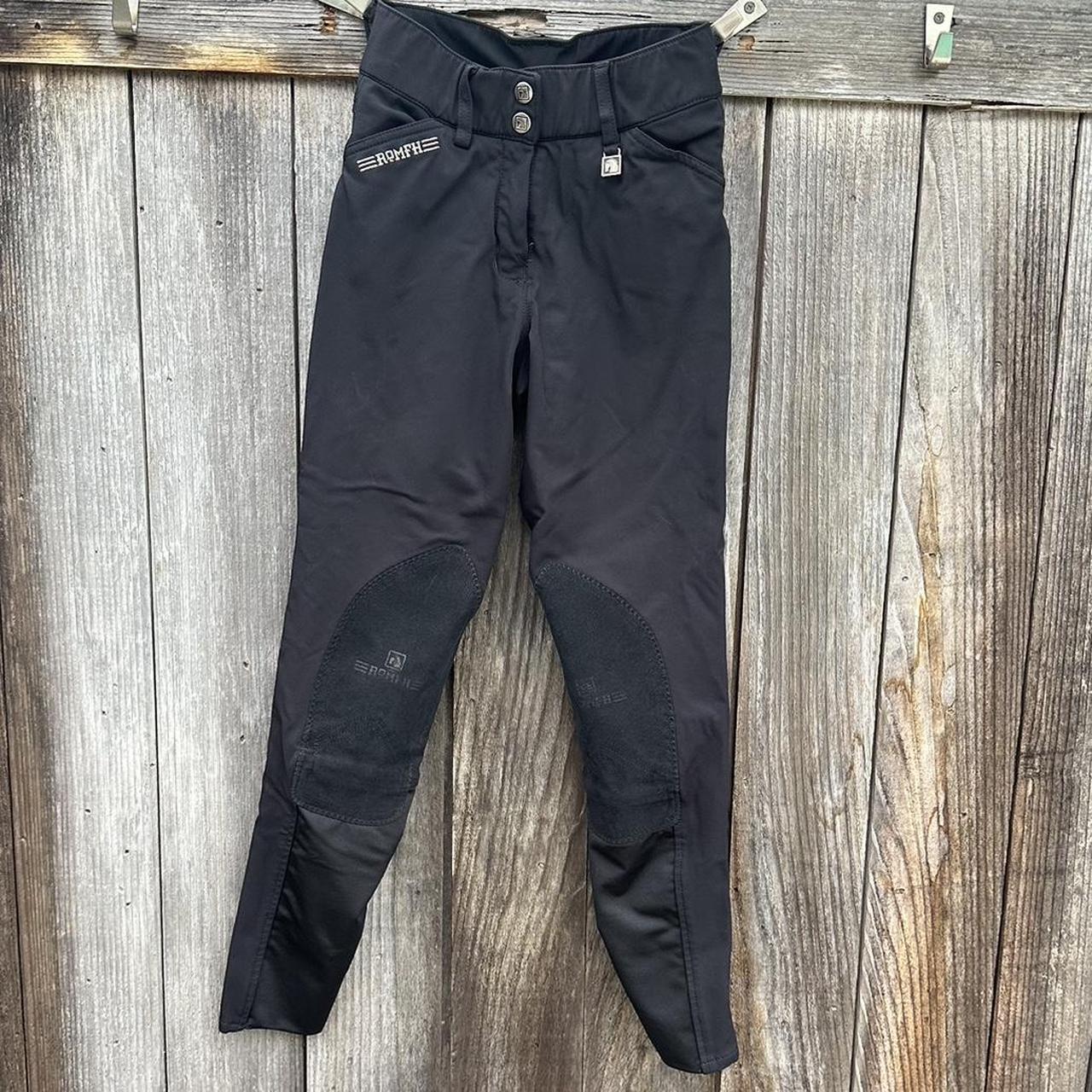 Black Romfh Riding Breeches Size 22R (22” waist,... - Depop