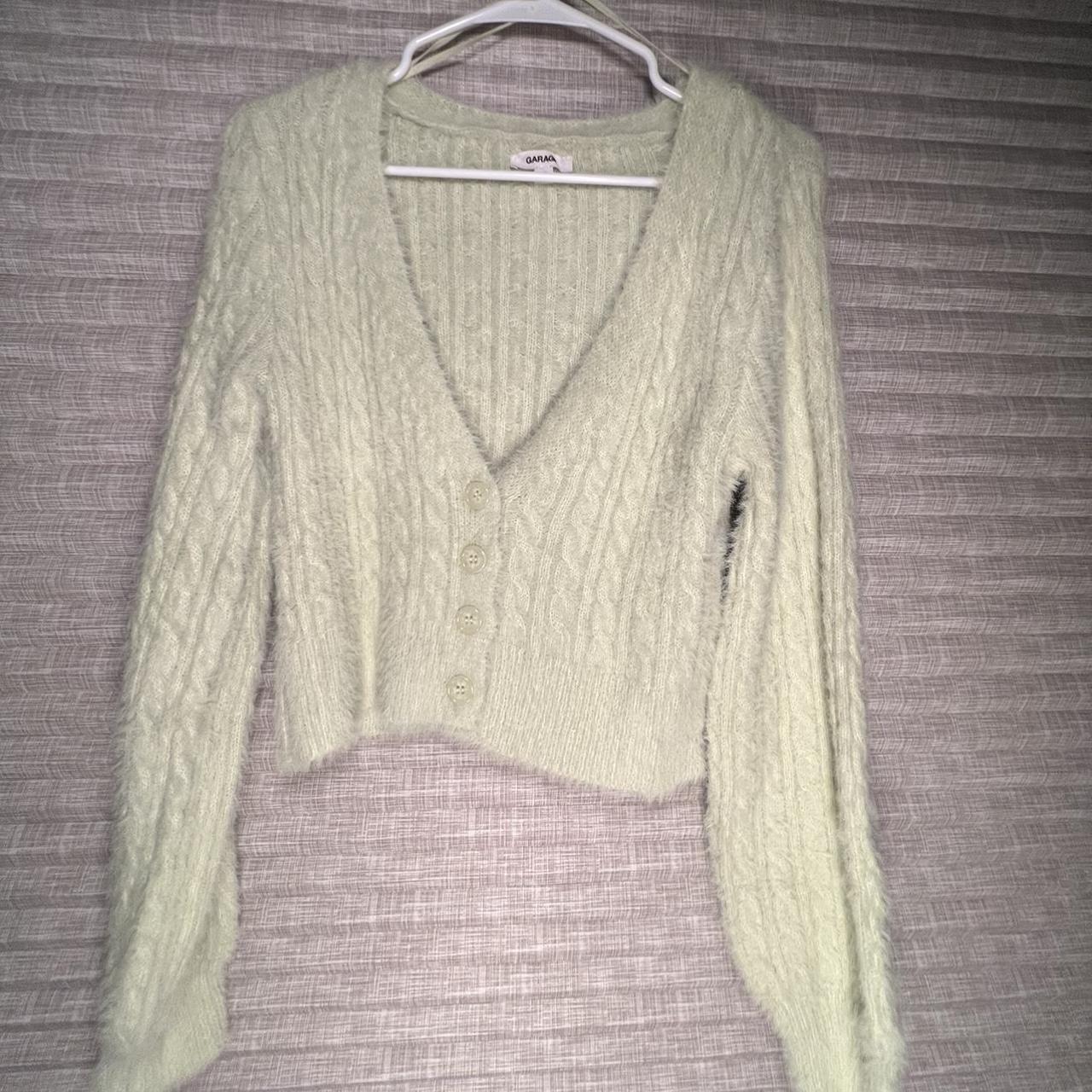 Garage light green sweater Extremely soft True to... - Depop