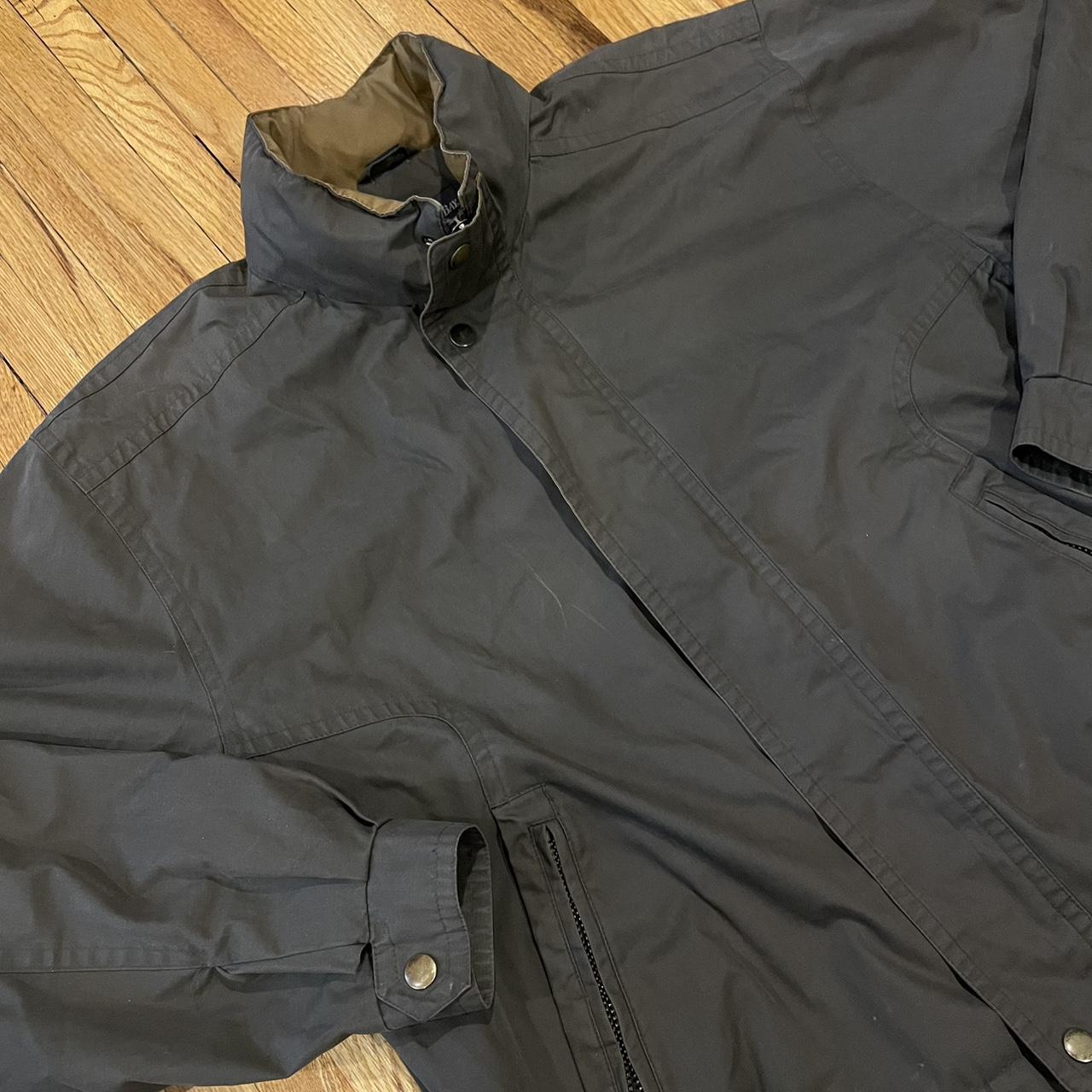 St John’s Bay Jacket Brown Jacket with zipper and... - Depop