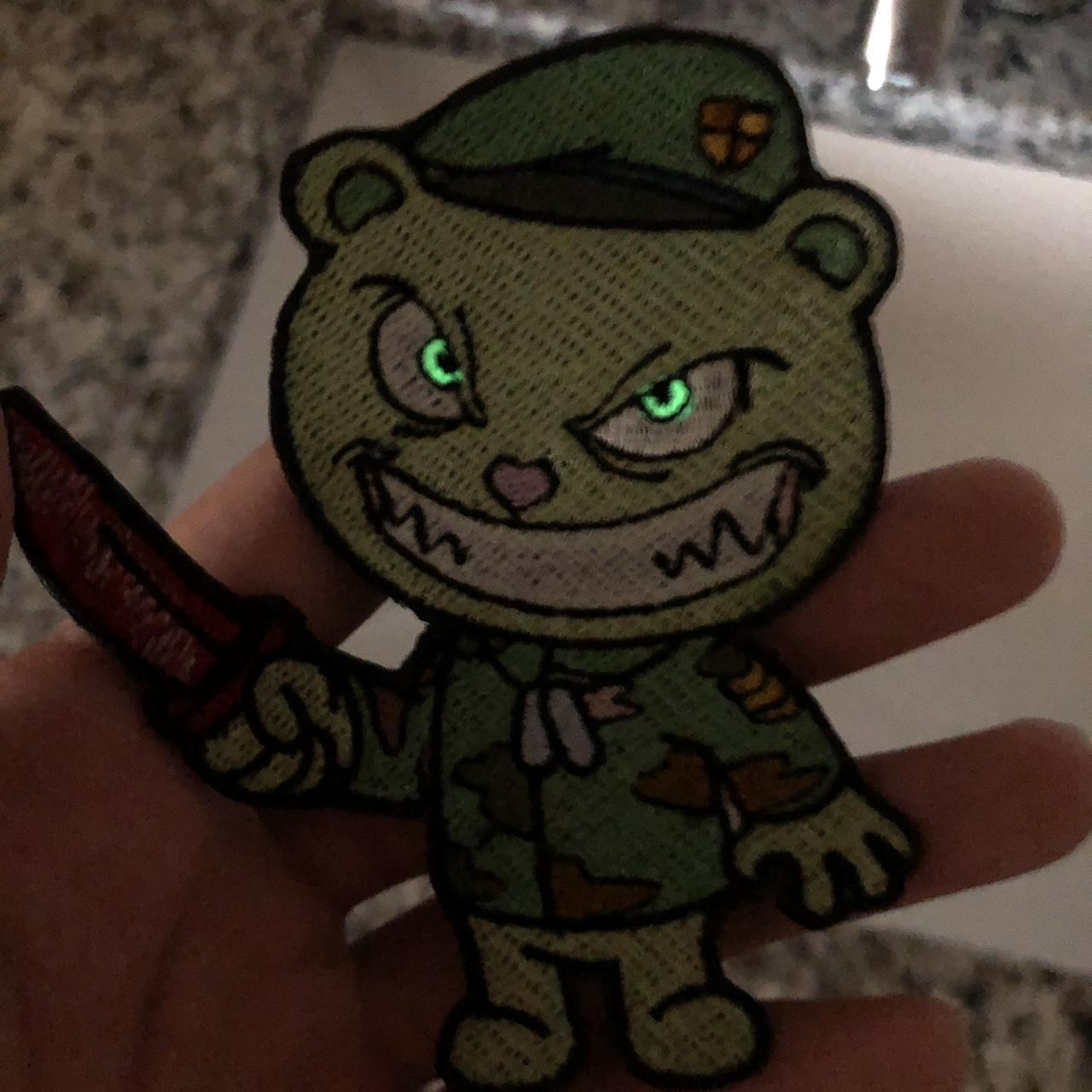 Flippy patch from happy tree friends with fearsome... | Depop