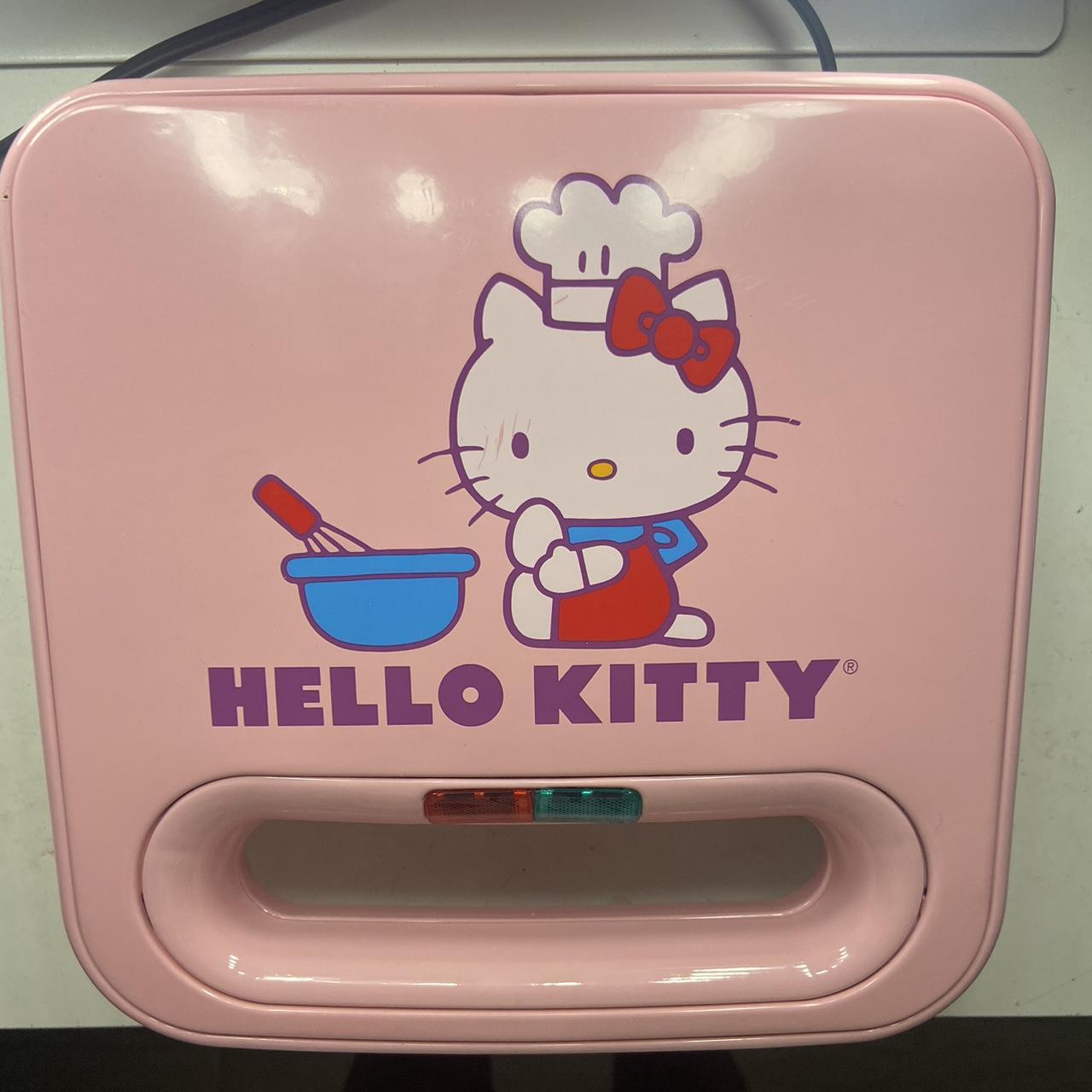 hello kitty pink waffle maker make ur kitchen cuter... | Depop