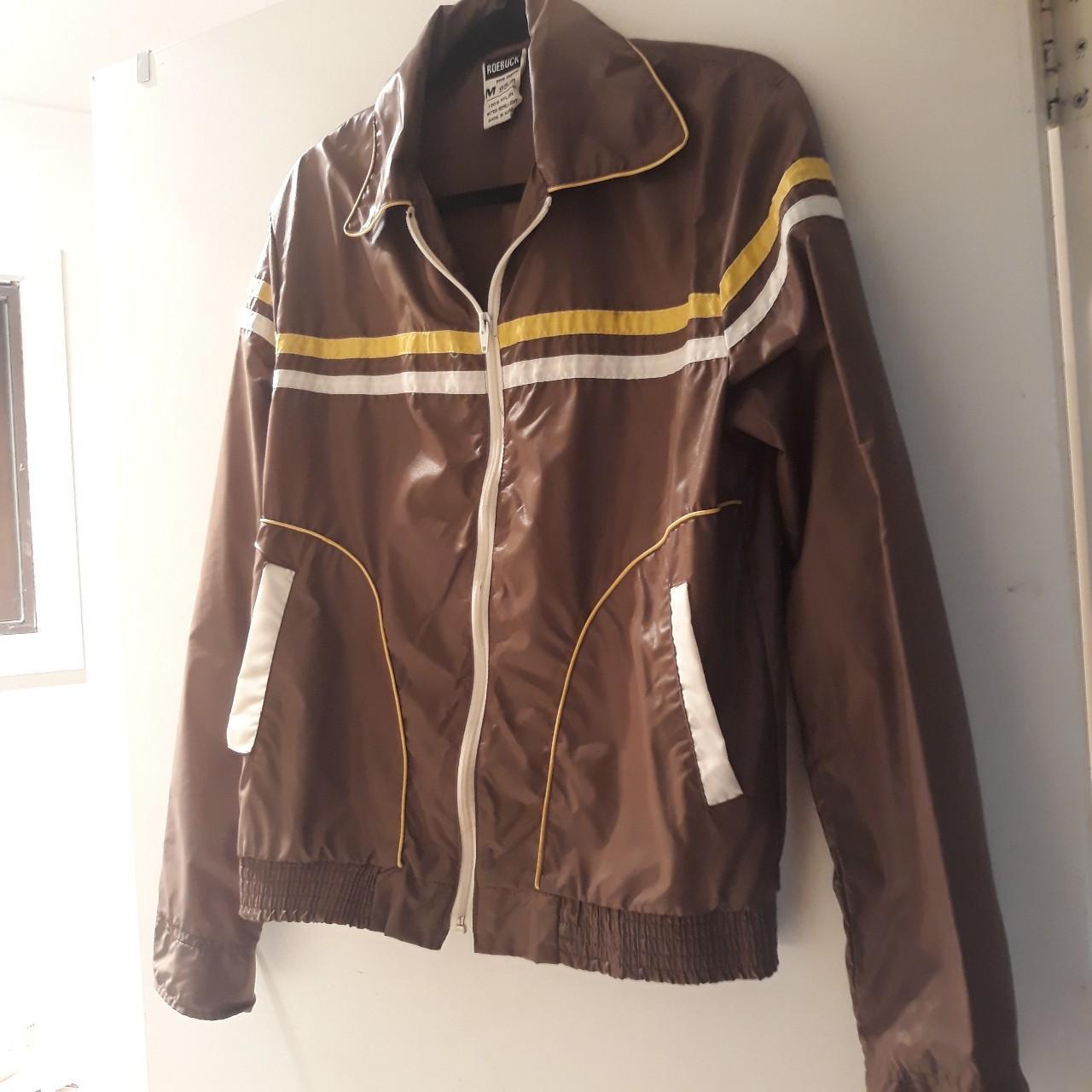 Men's Brown and Yellow Jacket | Depop