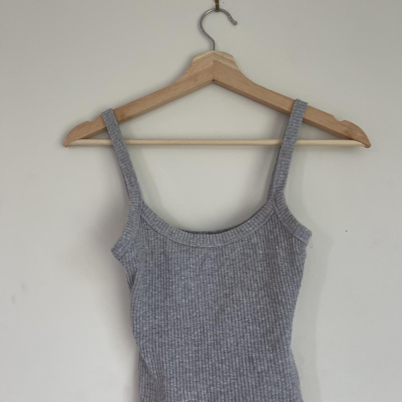 2XS Supre Grey Tank Top/Singlet top - Depop