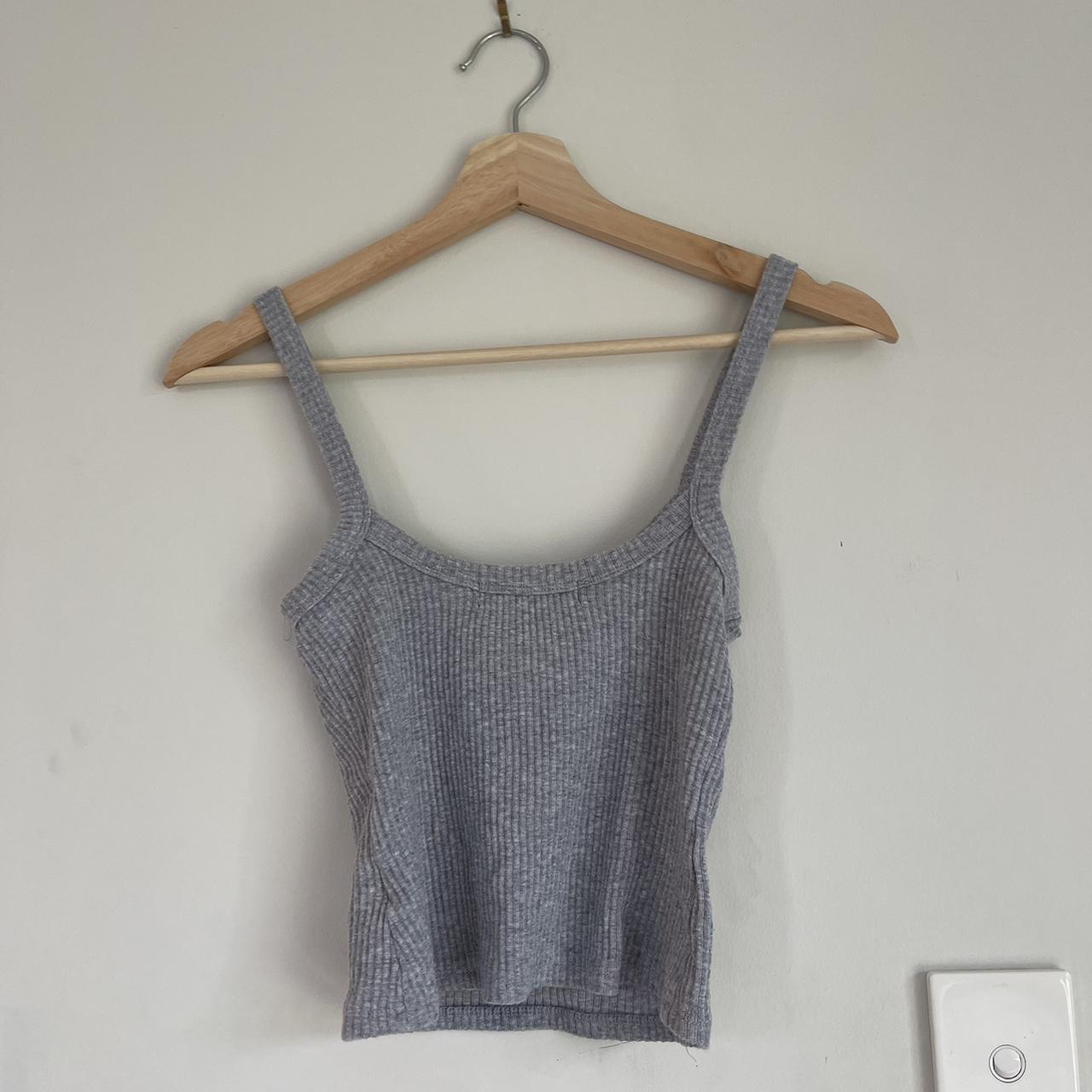 2XS Supre Grey Tank Top/Singlet top - Depop