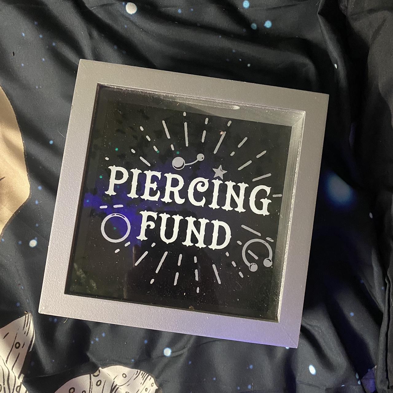 piercing fund money pot for saving lol ⭐️... - Depop