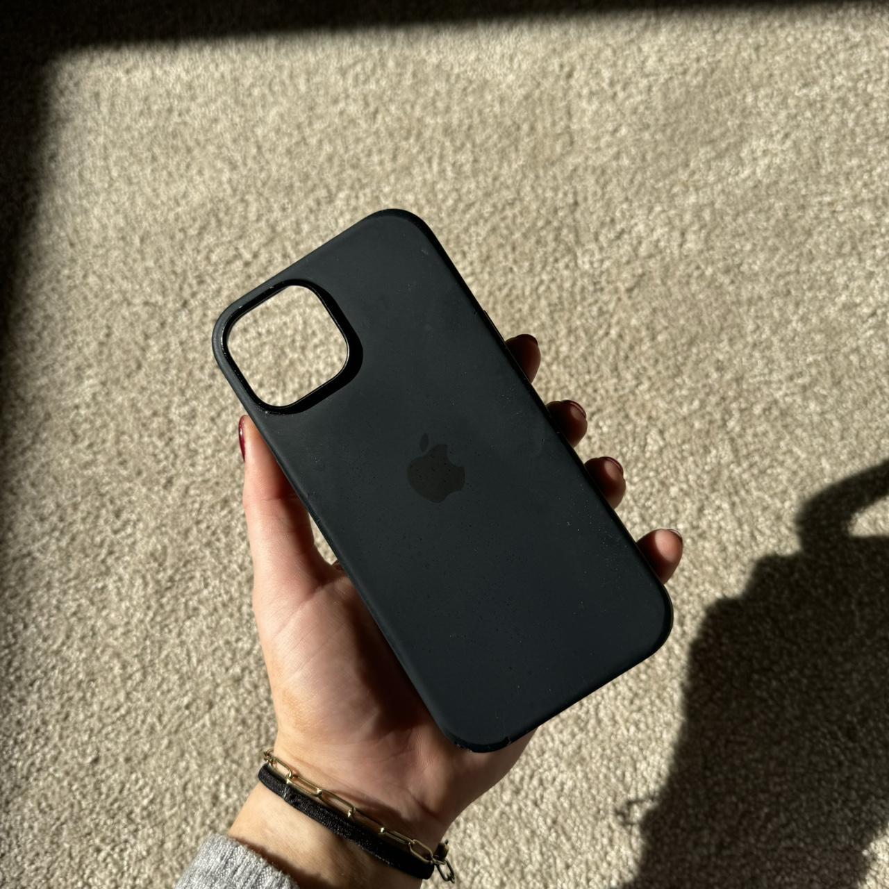 - iPhone 15 black apple phone case. - Excellent... - Depop