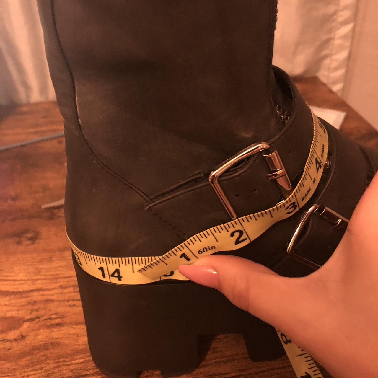 CURRENT MOOD MATTE BLACK PLATFORM BOOTS size 7 but... - Depop