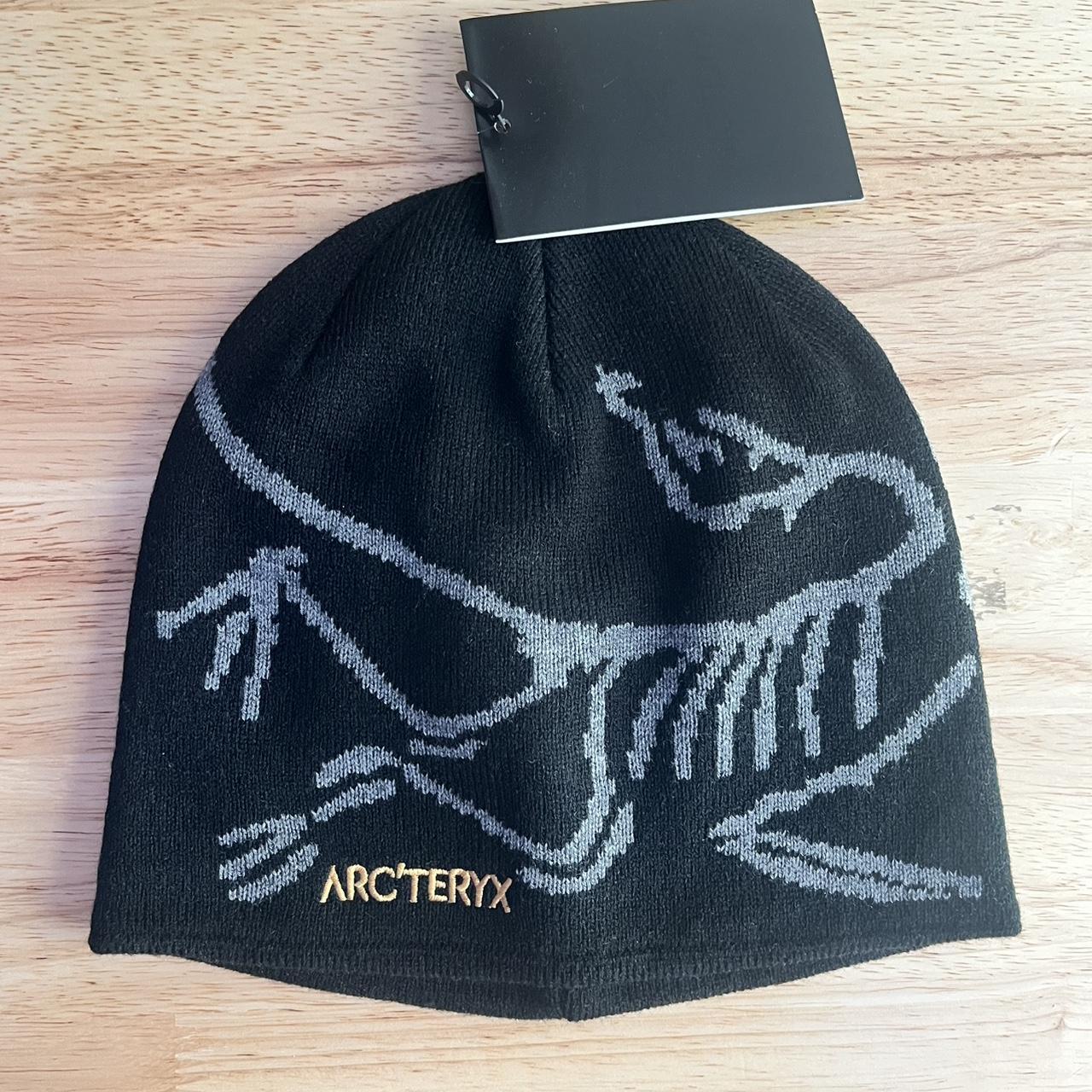 Black and grey Arc'teryx Dragon beanie BRAND NEW... | Depop