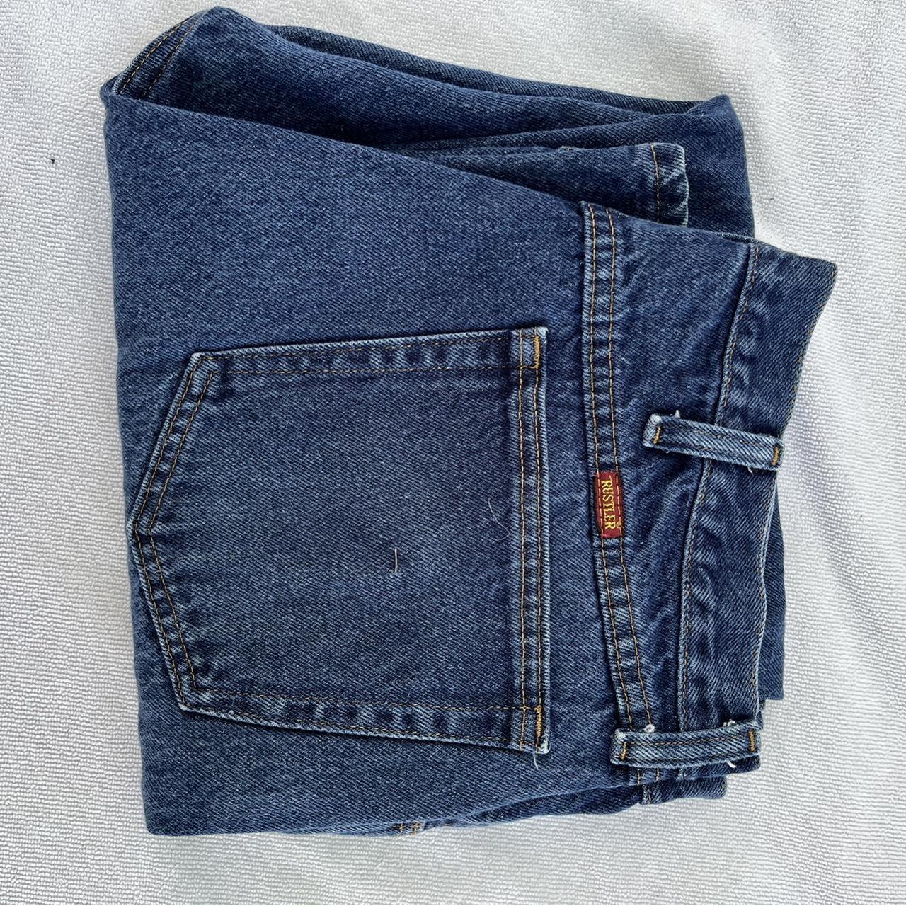 Rustler Blue Jeans 38x30 See pics for condition - Depop