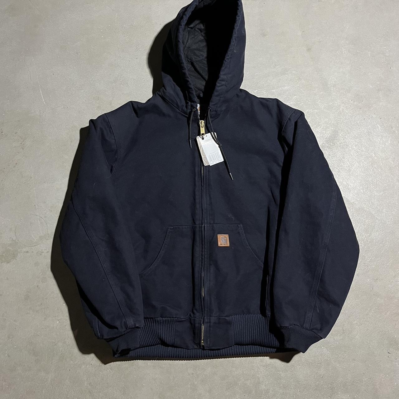 Carhartt Hooded Work Jacket Mens M Brand New with... - Depop