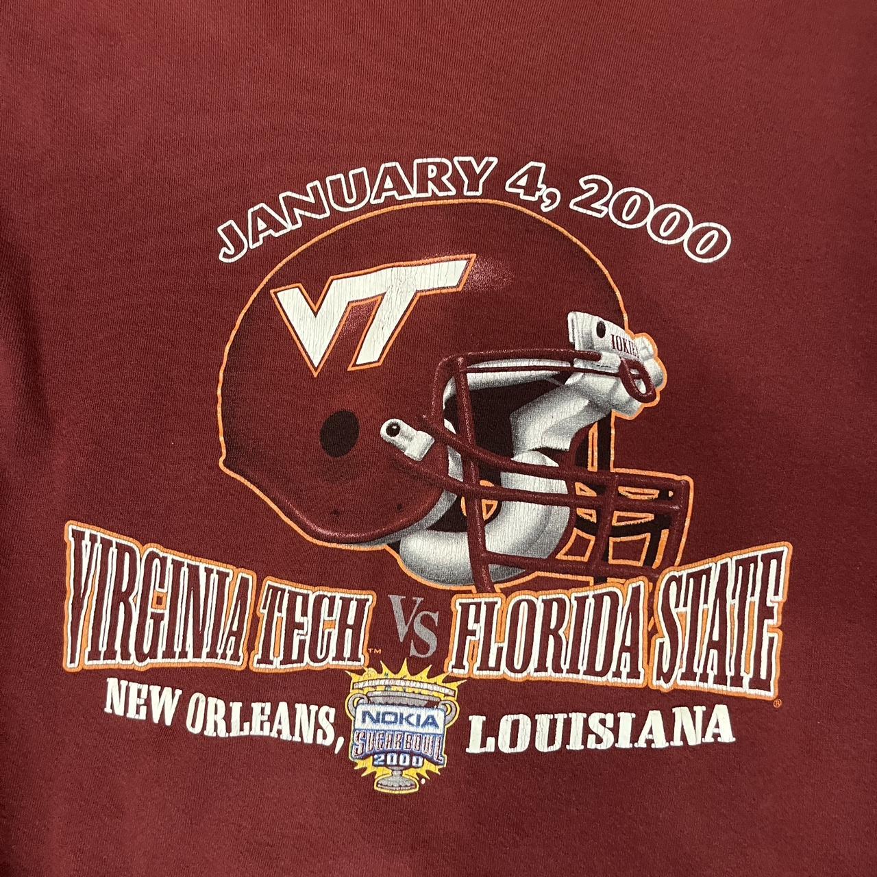 Vintage Virginia tech vs Florida state football... - Depop