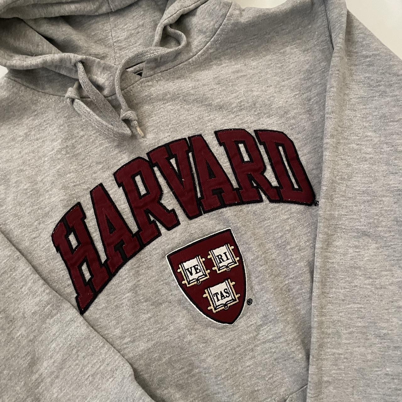 Vintage University of Harvard Hoodie -no size tag... - Depop