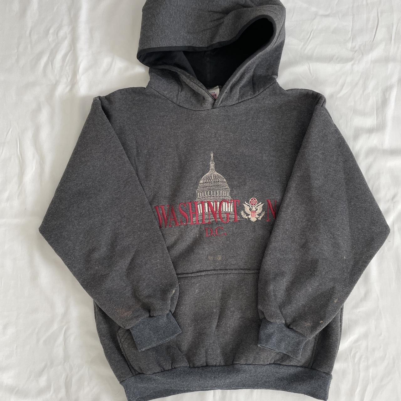 Vintage Washington DC hoodie -size M made in USA... - Depop