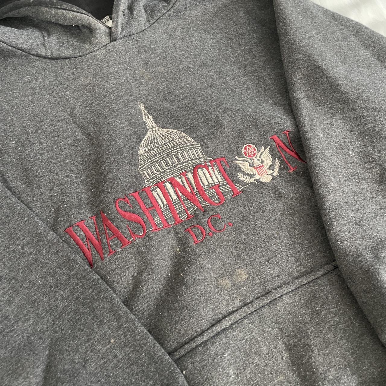 Vintage Washington DC hoodie -size M made in USA... - Depop