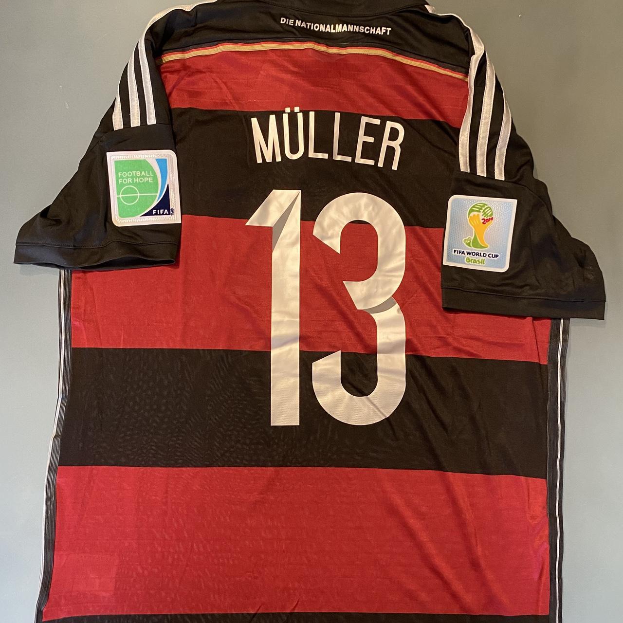 Thomas Müller Germany 2014 World Cup Jersey – Black... | Depop