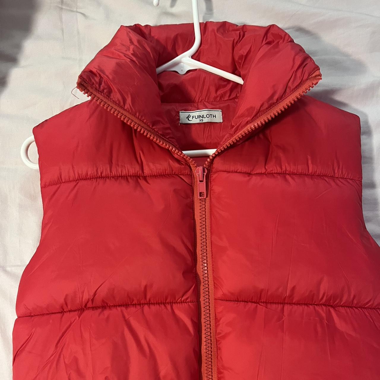 Cropped Puffer Vest - I ripped off tag, but never worn. - Depop