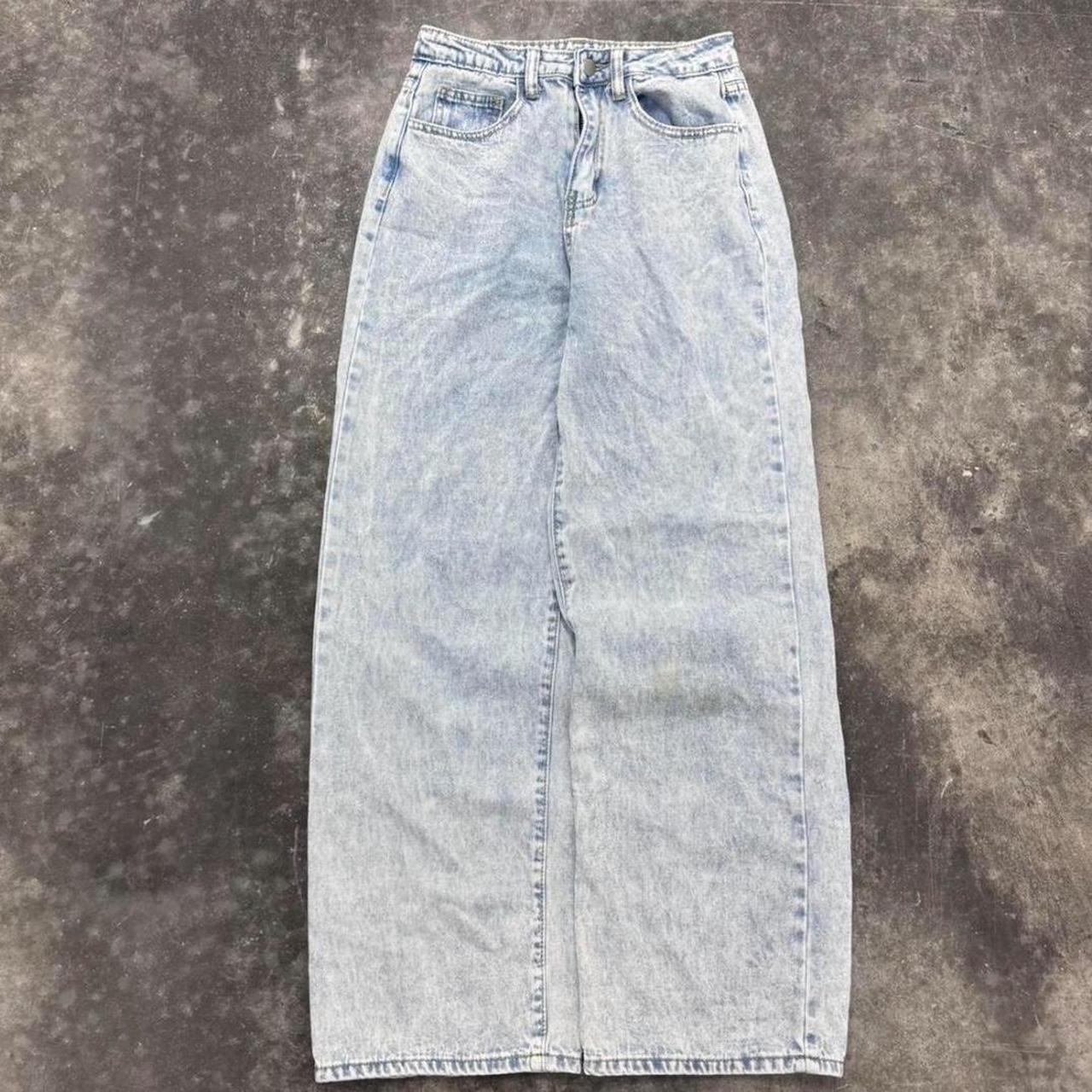 2000s baggy jeans size 25 x 30 with 9" leg... | Depop