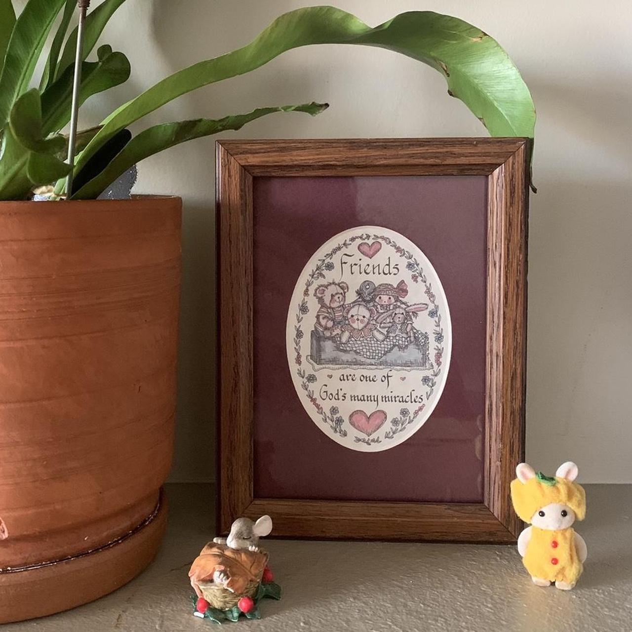 precious cottagecore picture frame 🧸 “friends are... - Depop