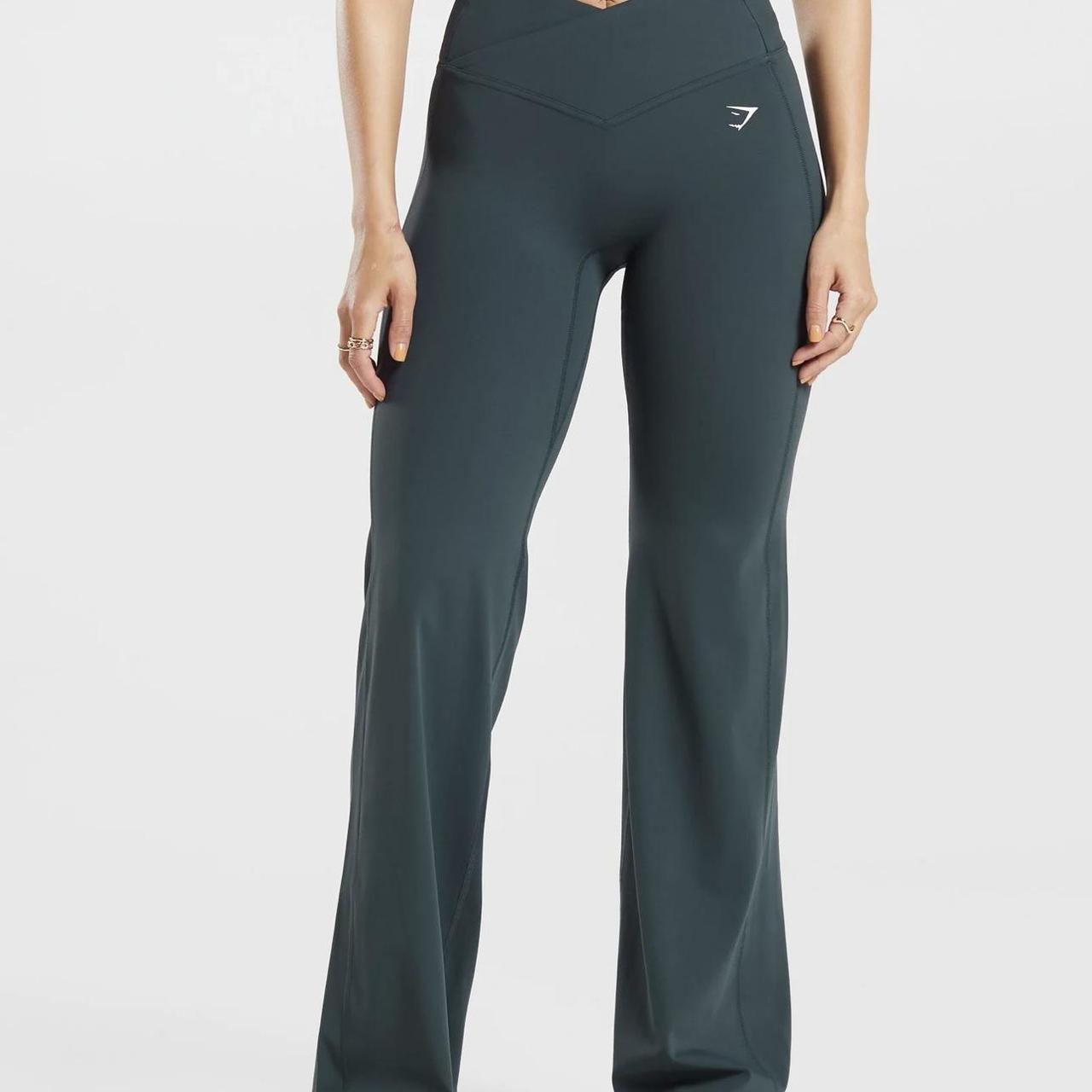 Gymshark Crossover Flared Leggings • Color :... - Depop