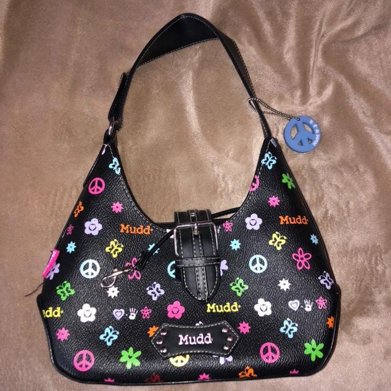 Mudd mini bag Peace sign charm Colorful #y2k #2000’s - Depop