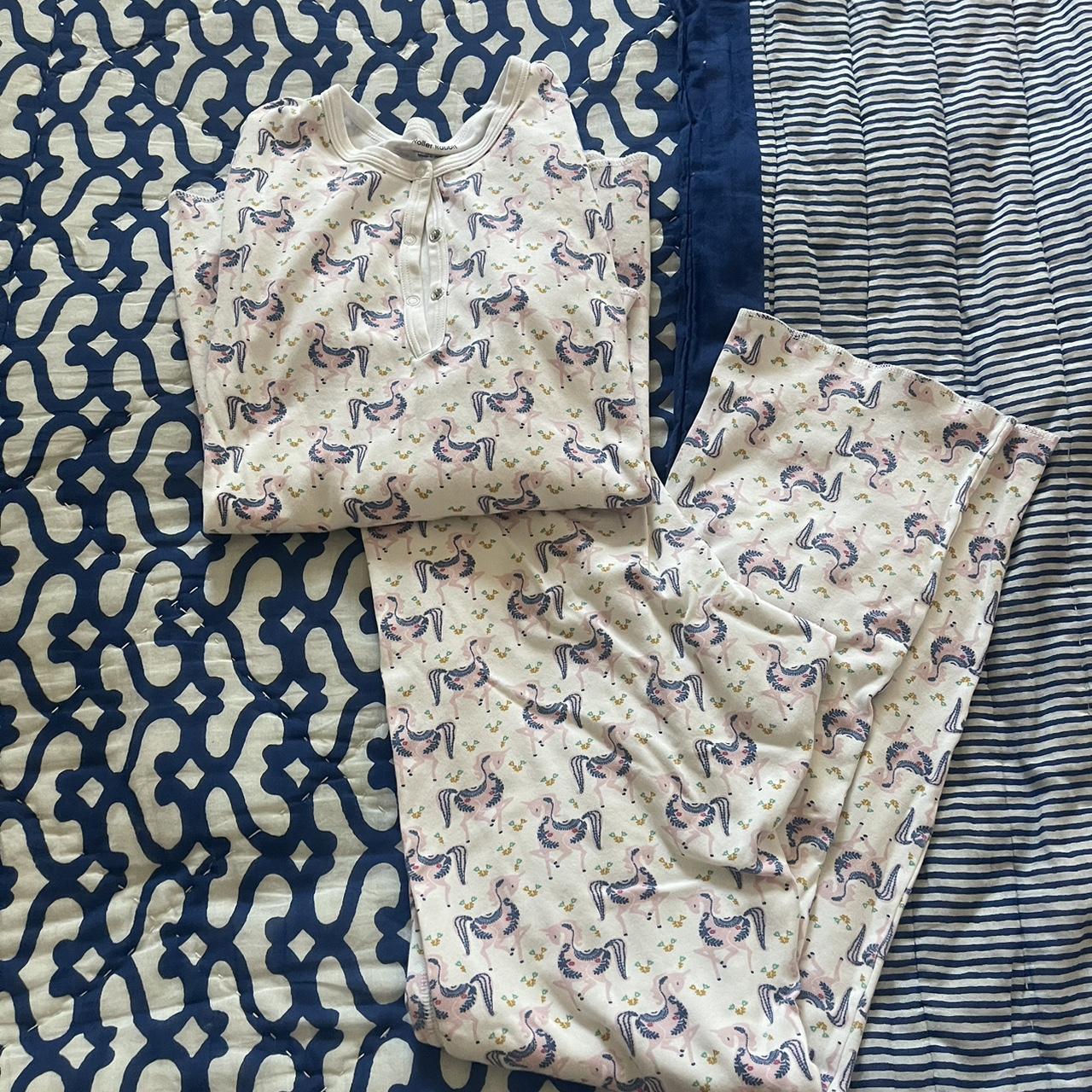 Roller rabbit long pjs Great condition just too... - Depop