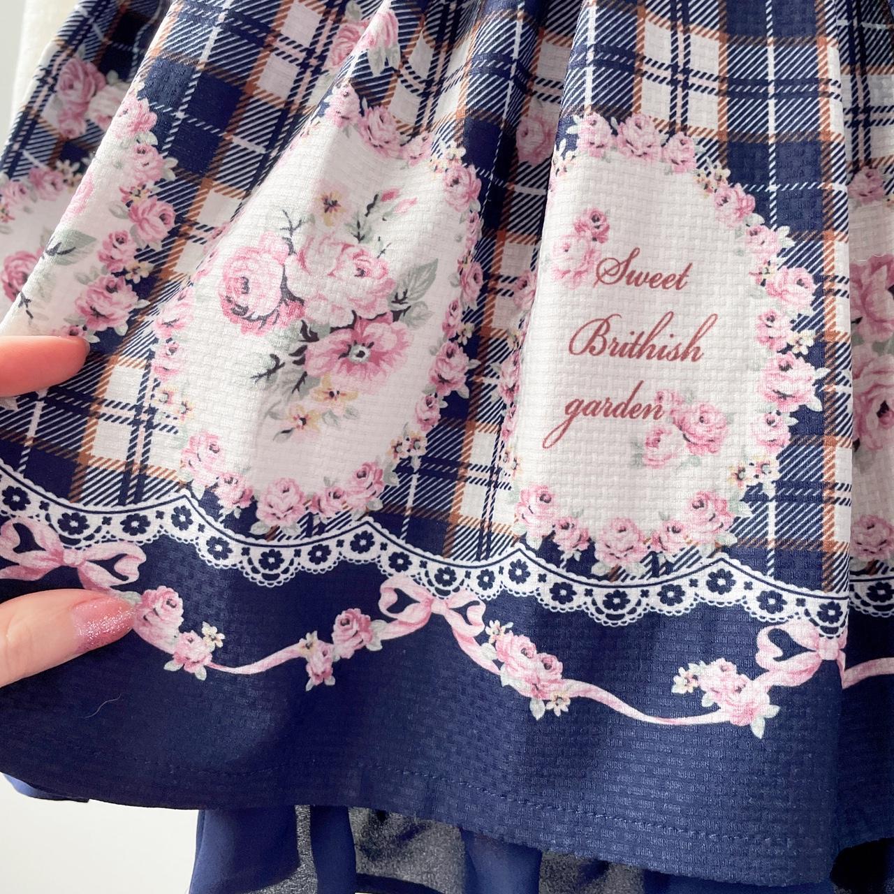 Liz Lisa angelic lace ribbon pleated mini skirt... - Depop