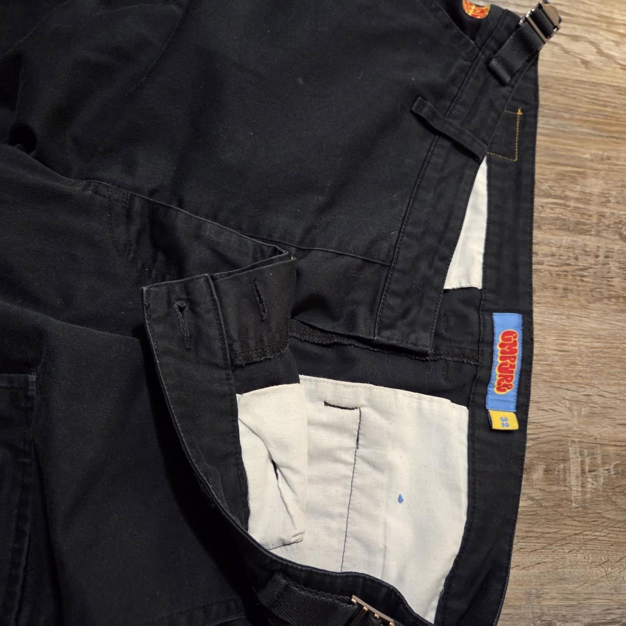 black empyre cargo pants, relaxed/baggy fit, skater... | Depop