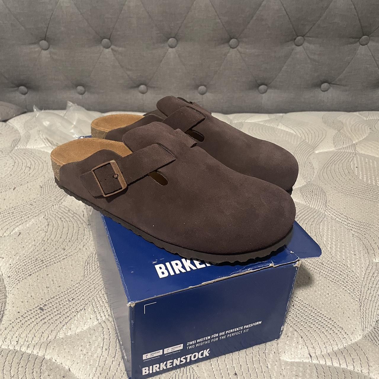 Brown Birkenstock Clog - Depop